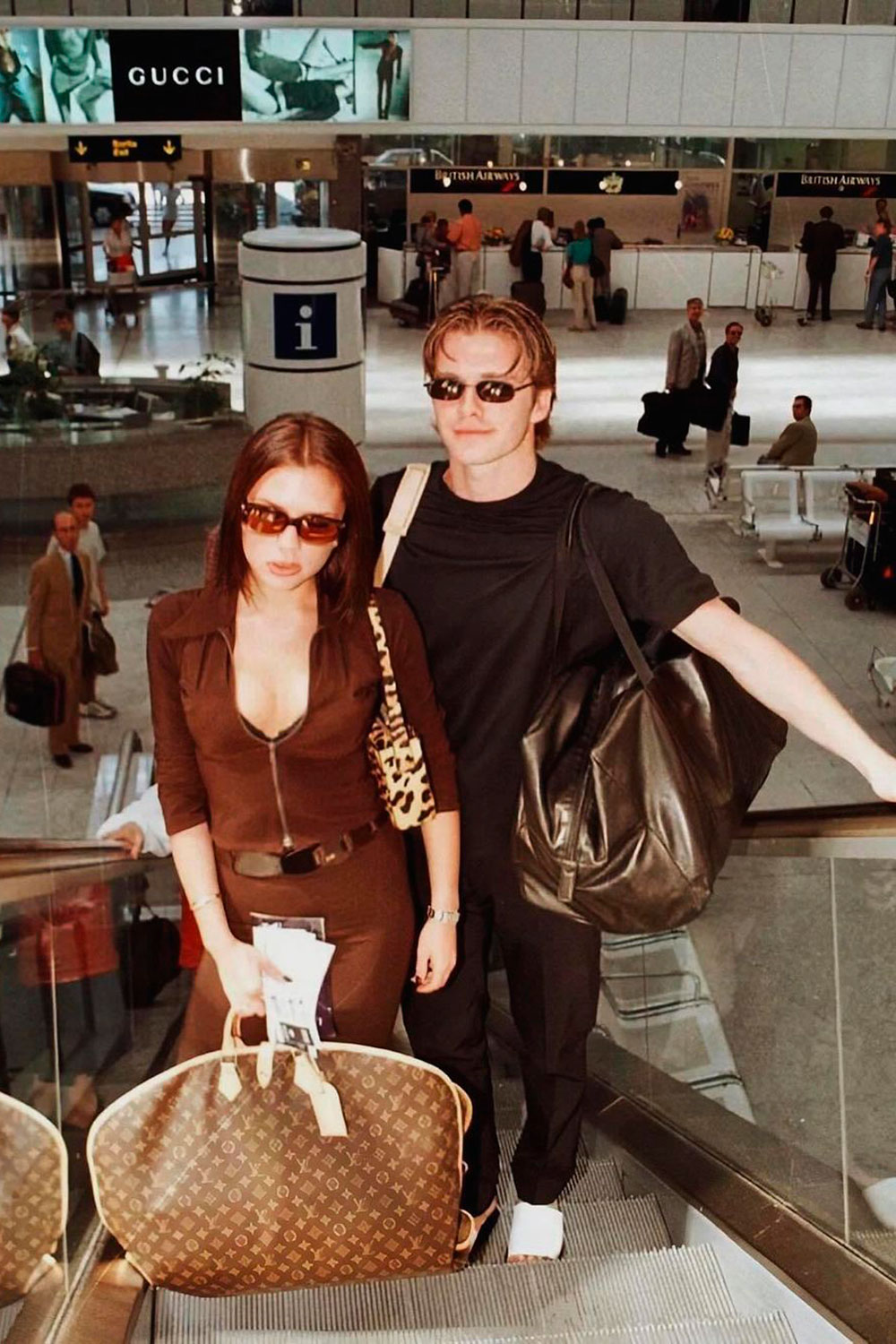 Os melhores looks de David e Victoria Beckham nos anos 1990