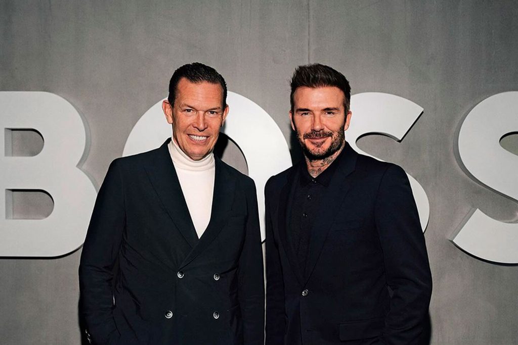 David Beckham entra para o time de design da Boss